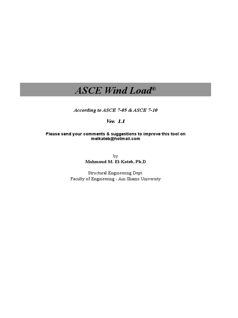 Wind-Asce 7-10 | PDF | Wind Speed | Wound