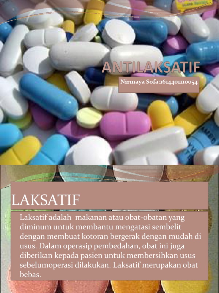 ANTILAKSATIF | PDF | Kesehatan Holistik | Sains & Matematika