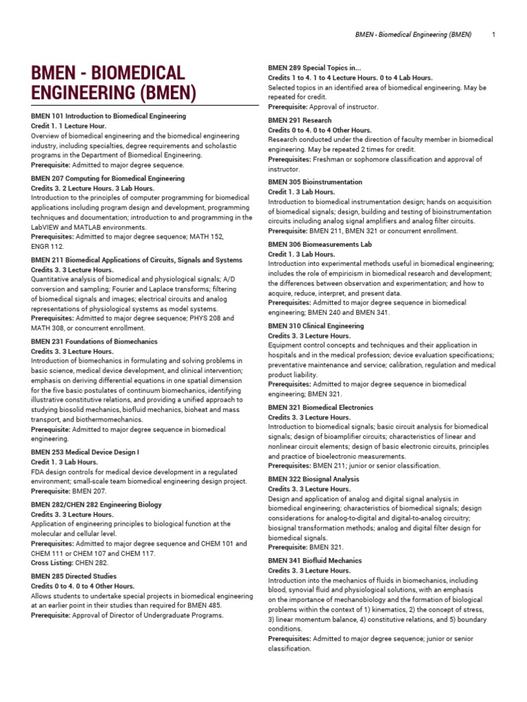 Biomedical Engineering | PDF | Biomedical Engineering | Biomechanics