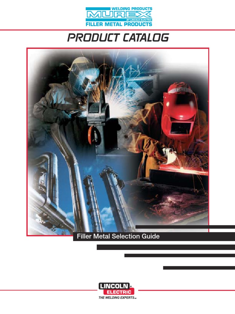 Murex Filler Metal Selection Guide | PDF | Welding | Construction