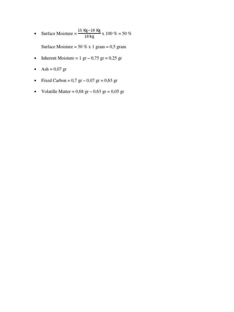 Surface Moisture | PDF