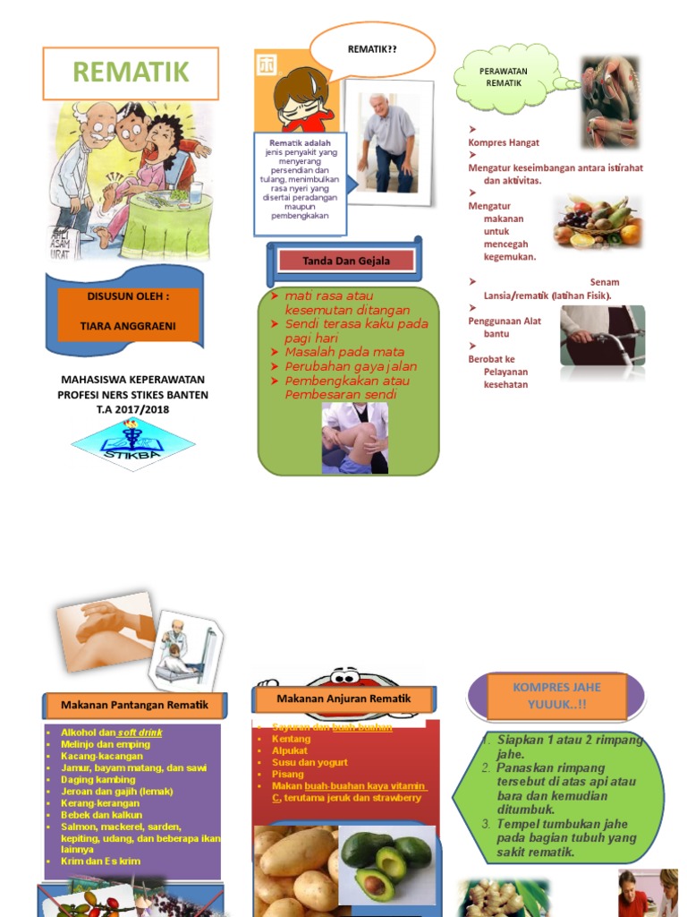 Leaflet Senam Rematik | PDF