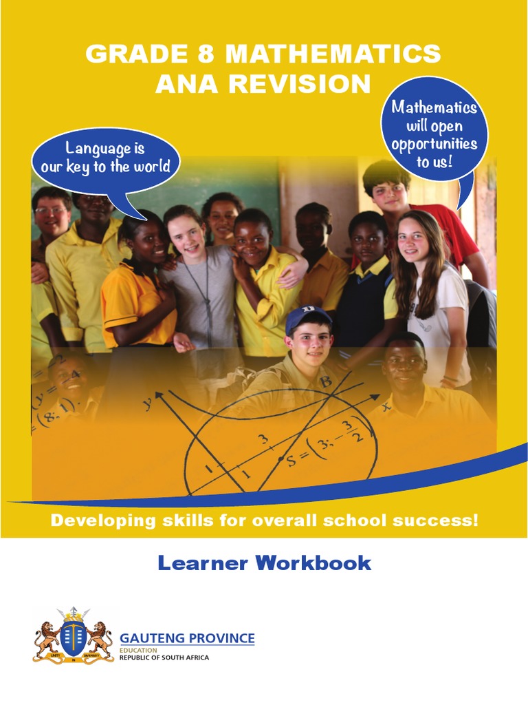 Grade 8 ANA Revision Maths Learner Workbook | PDF | Teaching ...