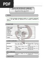 Abdullah Bashir - CV and Profile Summary | PDF