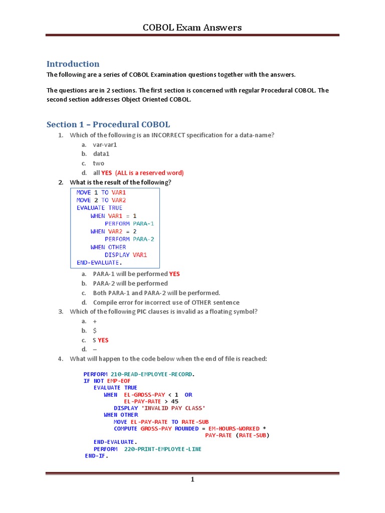Exam Answers Studio | C (Programming Language) | Database Index