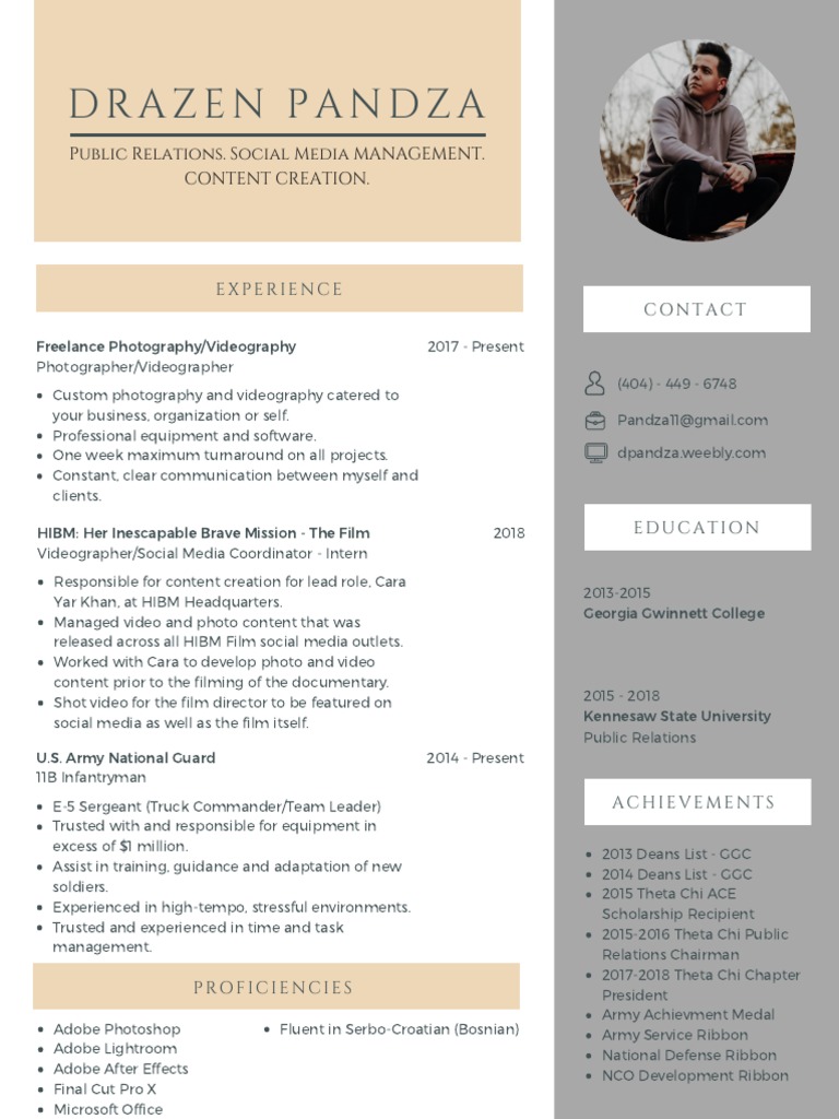 Drazen Pandza Resume Final Model | PDF | Computing And Information Technology