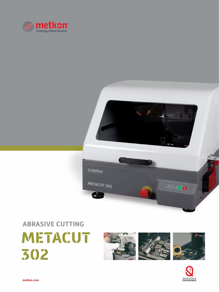 Metacut 302 | PDF | Machines | Abrasive