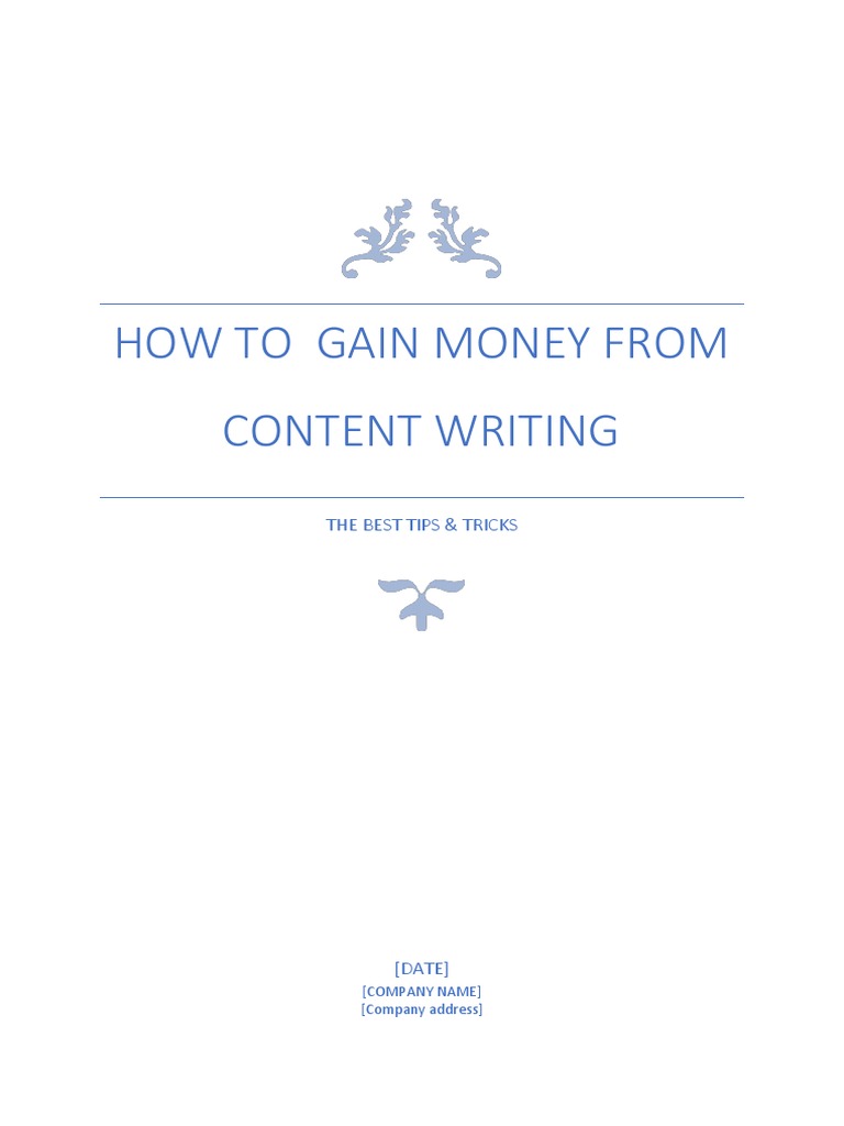 How To Make A Career in Content Writing | PDF | Writers | Copywriting