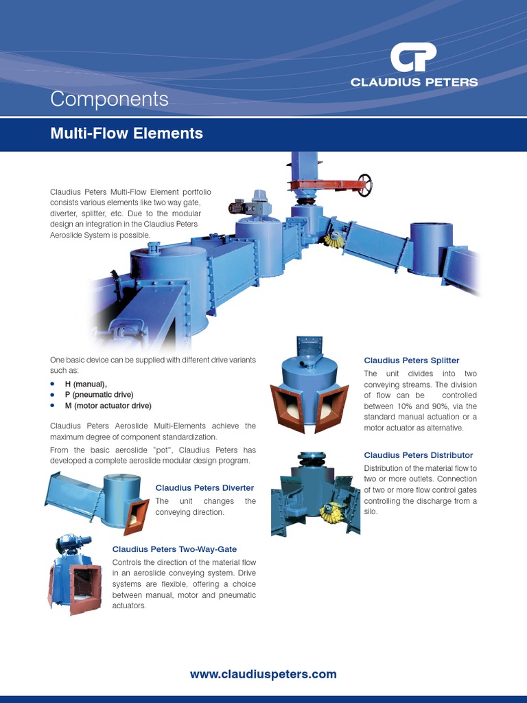 Data Sheets Multi Flow Elements en | PDF | Actuator | Pneumatics
