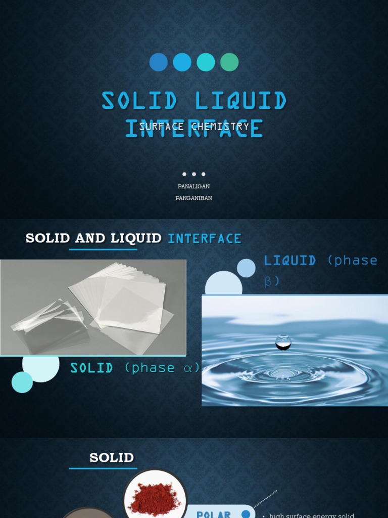 Solid-Liquid Interface Dynamics | PDF | Materials Science | Physical ...