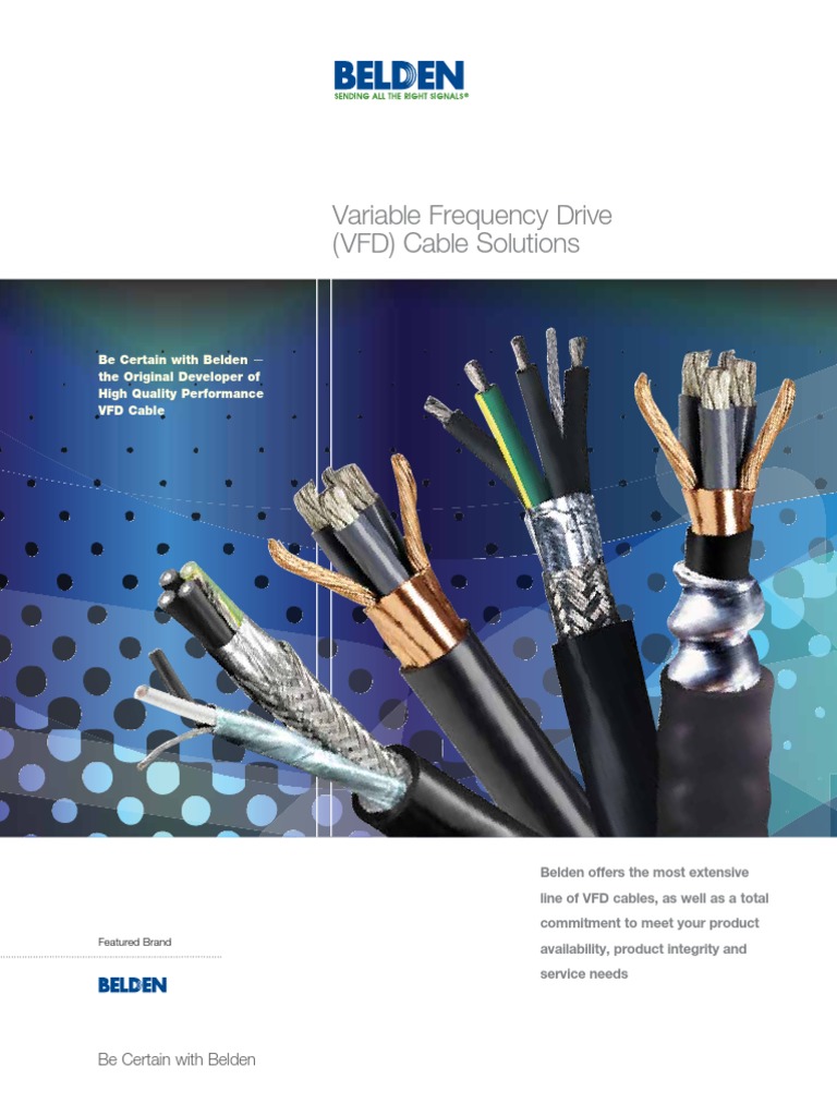 Variable Frequency Drive VFD Cable Solutions Brochure VFD - Brochure ...