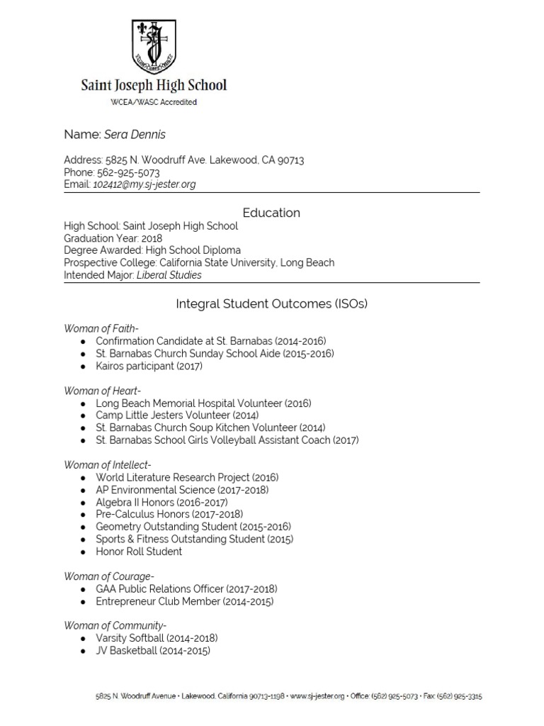 Isos Resume 2018 | PDF