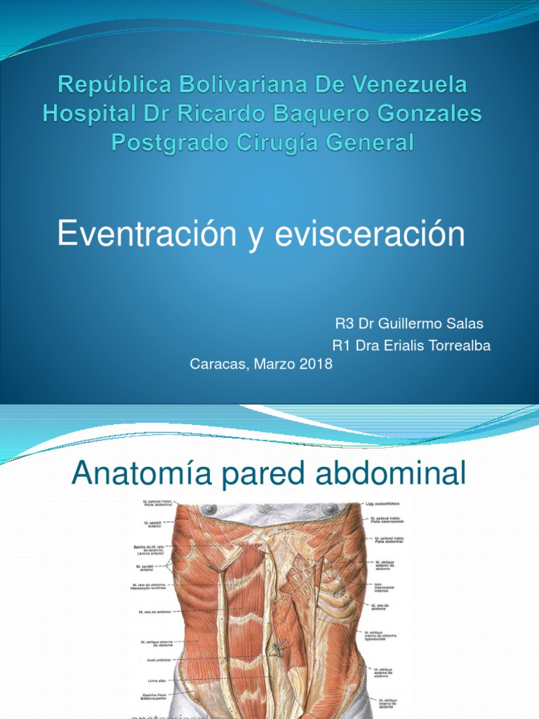 Grados de Evisceración Abdominal | PDF | Abdomen | Cirugía