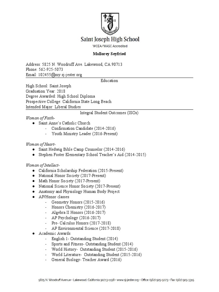 Isos Resume 2018 | PDF | Academia | Behavior Modification