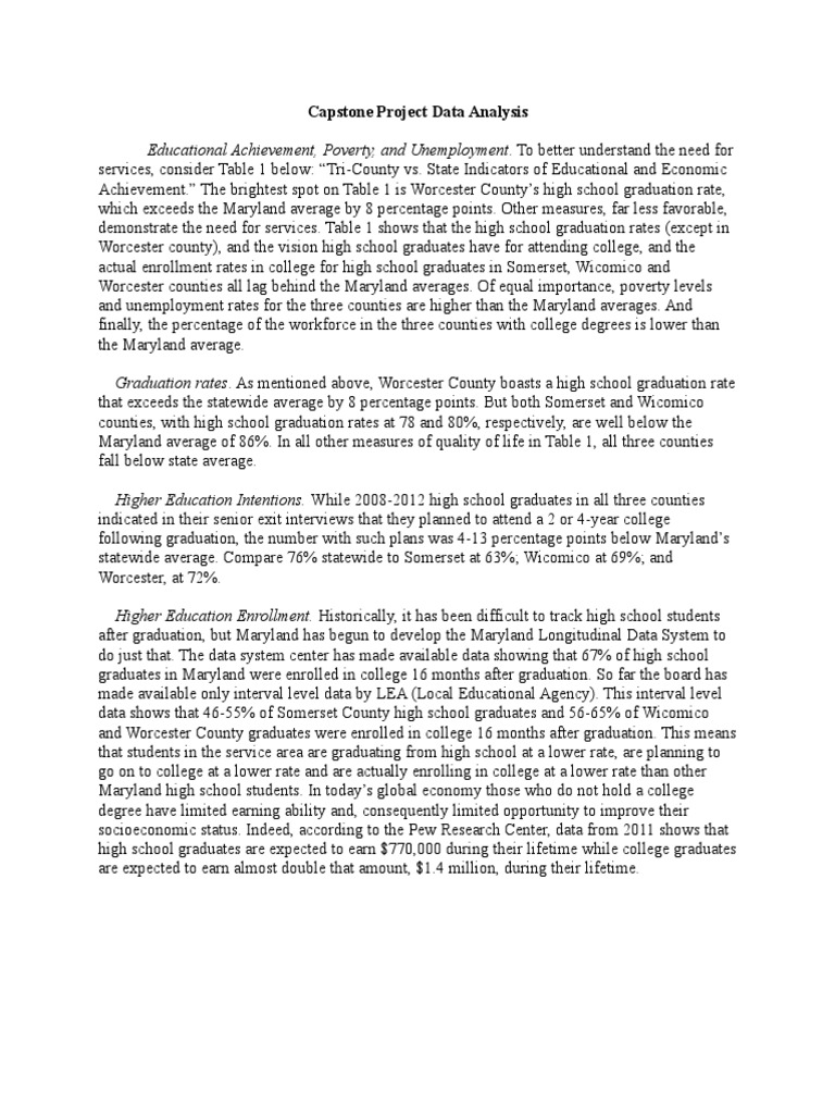 College Analysis Pdf Unemployment Social Science