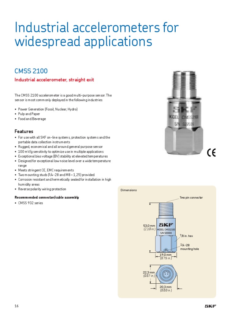 Industrial accelerometers for widespread applications | PDF | Electrical Connector | Relay