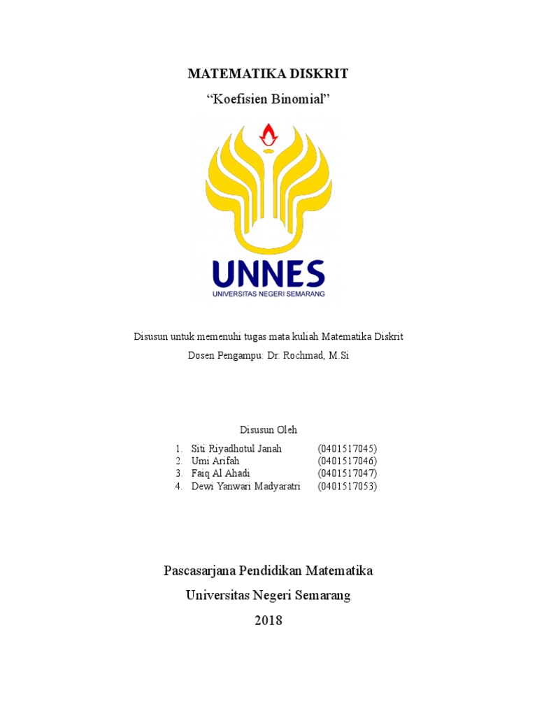 Koefisien Binomial untuk Mahasiswa | PDF