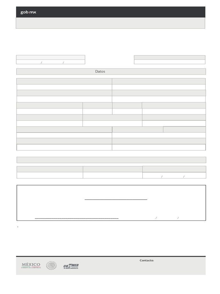 Formato Dc-1 Oficial | PDF | Gobierno | Science