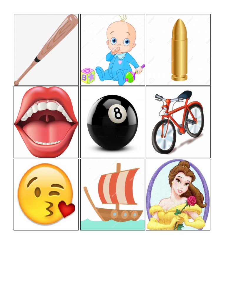 Fichas Fonemáticas: Consonantes Bilabiales | PDF