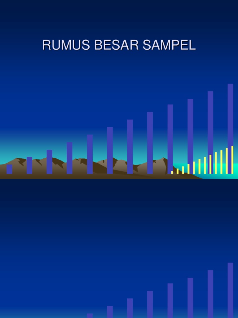 Rumus Perhitungan Besar Sampel | PDF