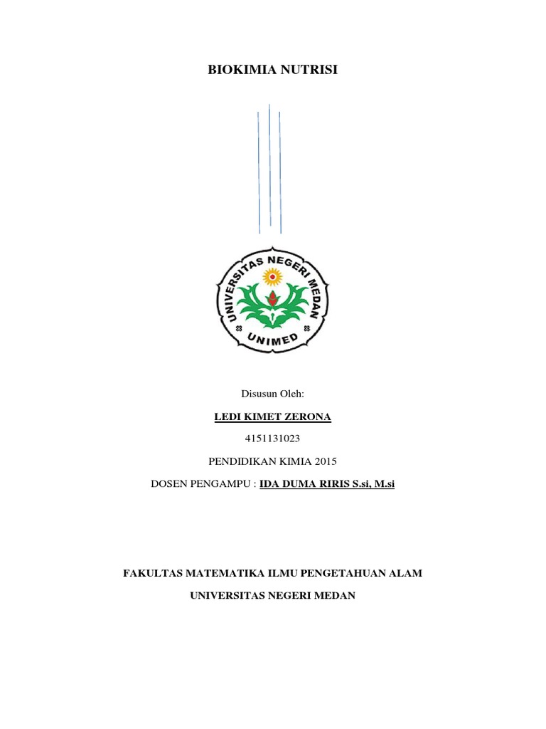 Biokimia Nutrisi: Ledi Kimet Zerona | PDF | Chemical Elements | Sets Of ...