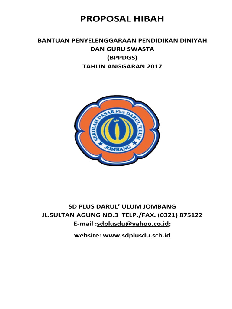 Proposal Hibah Guru Madin 2017 | PDF