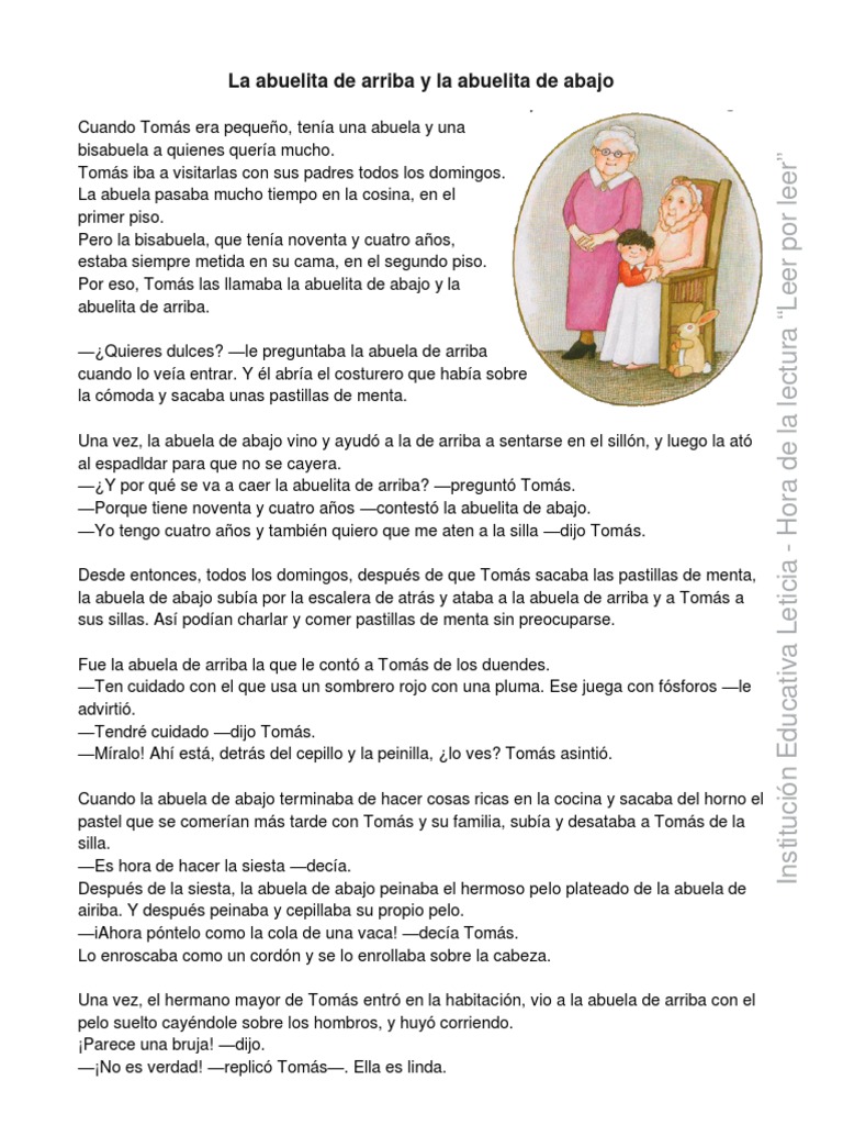 TDP - La Abuelita de Arriba y La Abuelita de Abajo | PDF | Ocio
