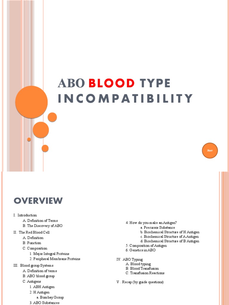 ABO Incompatibility | PDF ABO Incompatibility | PDF
