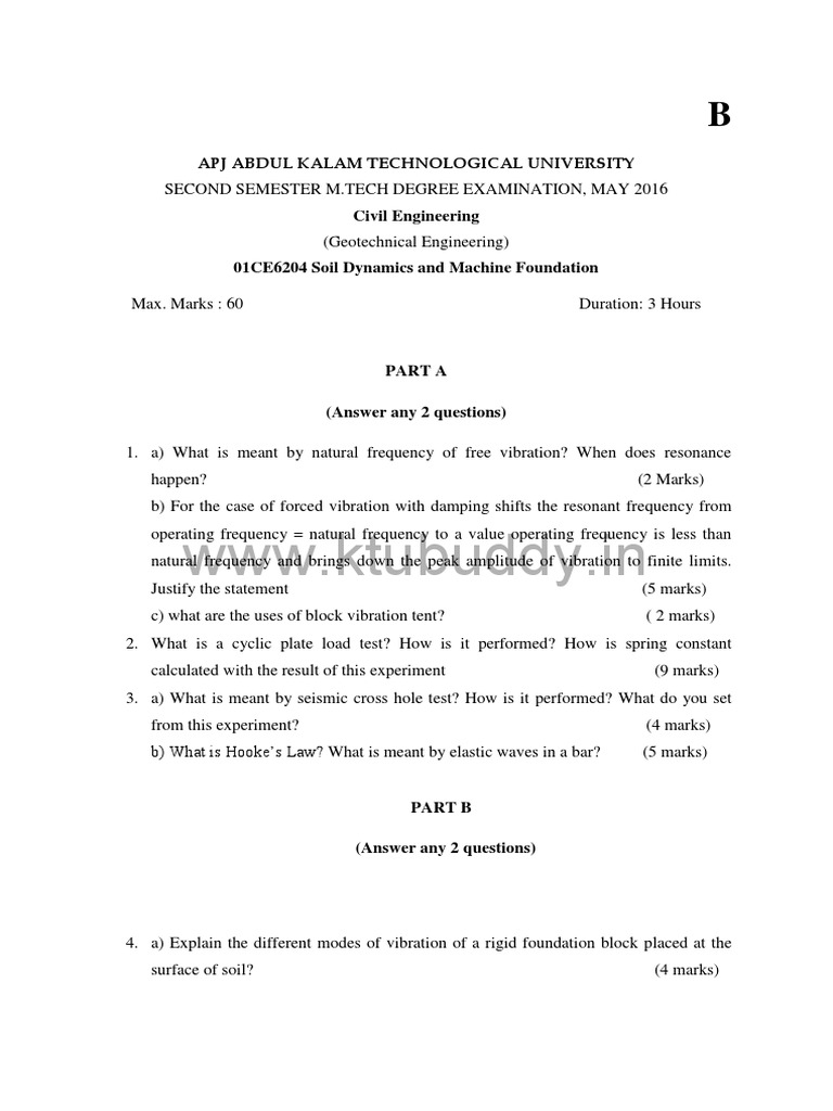 S2-Soil Dynamics and Machine Foundation (516) .Text - Marked | PDF | Resonance | Normal Mode