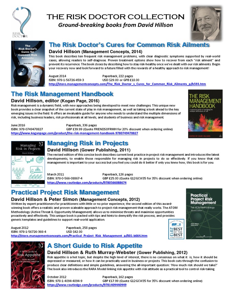 The Risk Doctor Collection v5 | PDF | Risk | Books