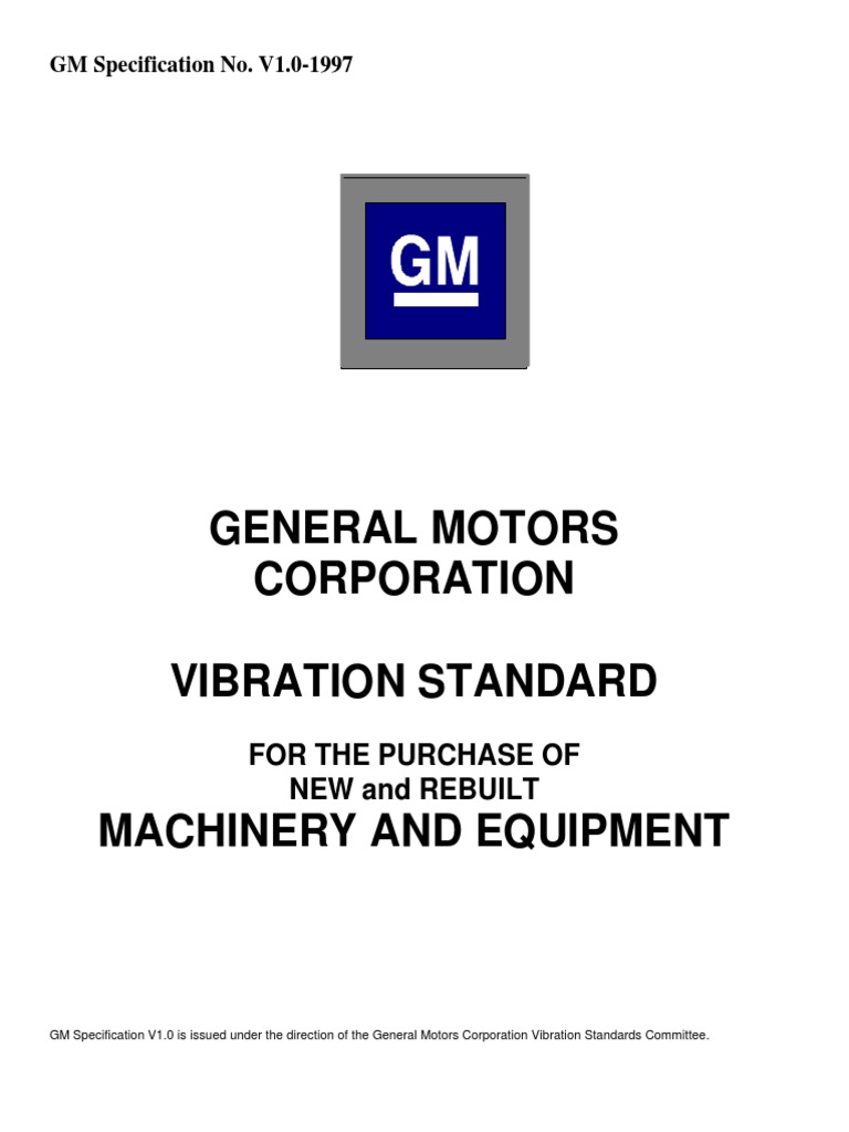 GM Vibe Standard | Download Free PDF | Rotation Around A Fixed Axis ...