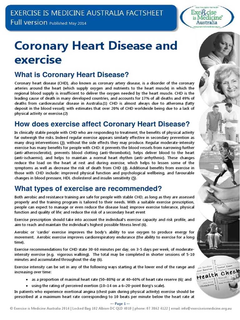 2014 CHD Full | PDF | Coronary Artery Disease | Aerobic Exercise