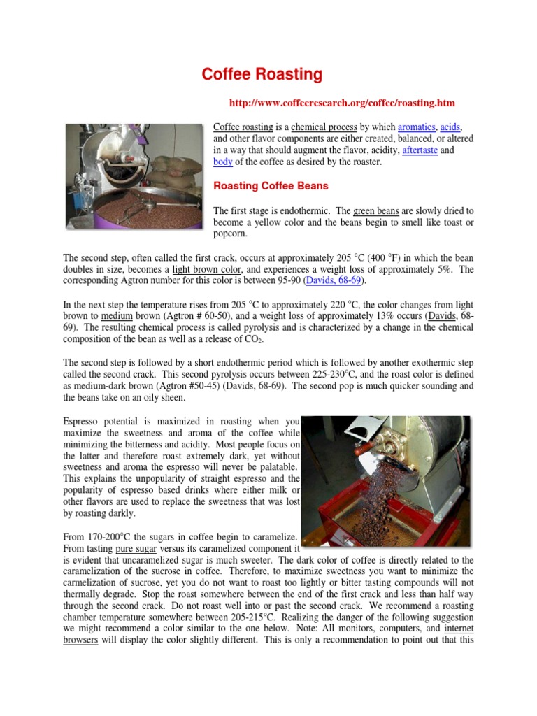 3 Coffee Roasting | PDF | Coffee | Food And Drink