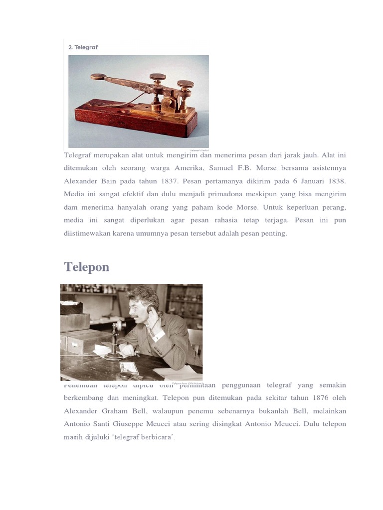 Sejarah Alat Komunikasi | PDF | Perjalanan | Sejarah