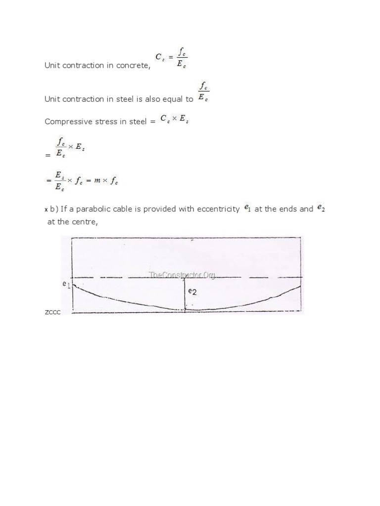 Unit Contraction in Concrete | PDF