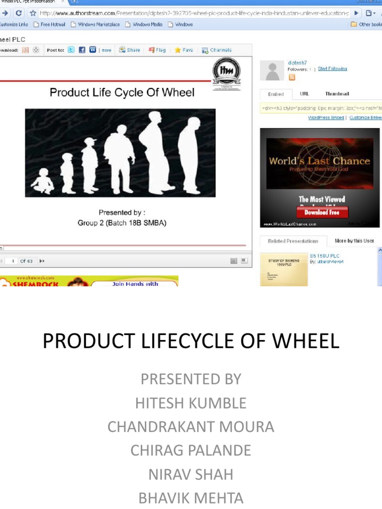 Product Lifecycle of Wheel | PDF | Brand | Business Process