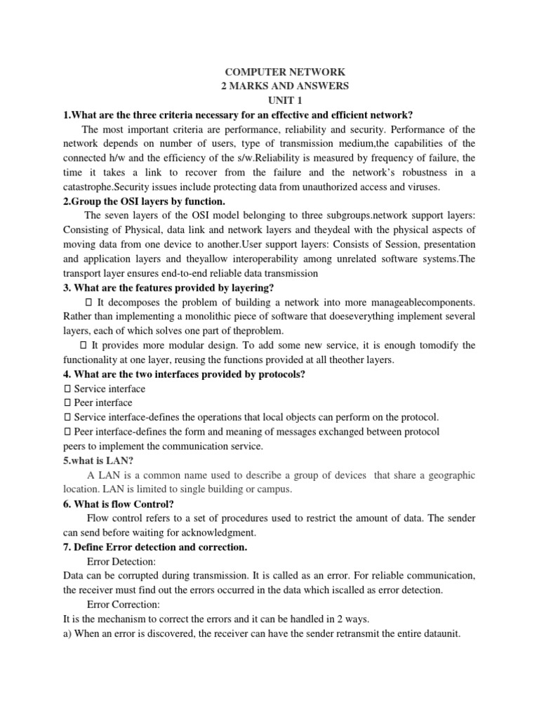 2 - 16 Marks | PDF | Computer Network | Transmission Control Protocol