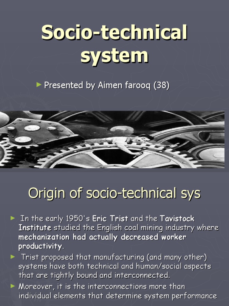 Socio Technical System | PDF | Business | System