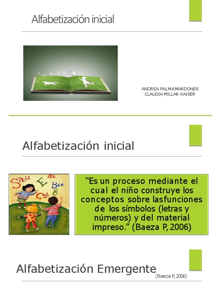 Alfabetización Inicial | PDF | Palabra | Lectura (proceso)