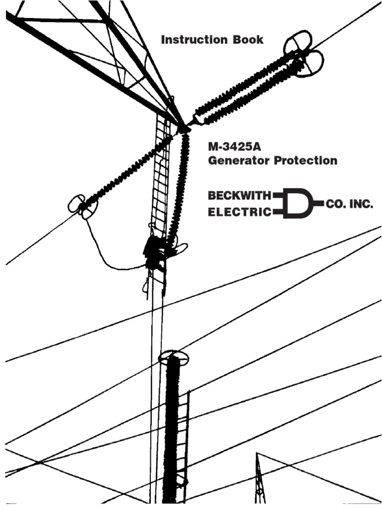 Beckwith M-3425A | PDF | Relay | Discrete Fourier Transform