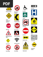 Zimbabwe Road Traffic Signs | PDF
