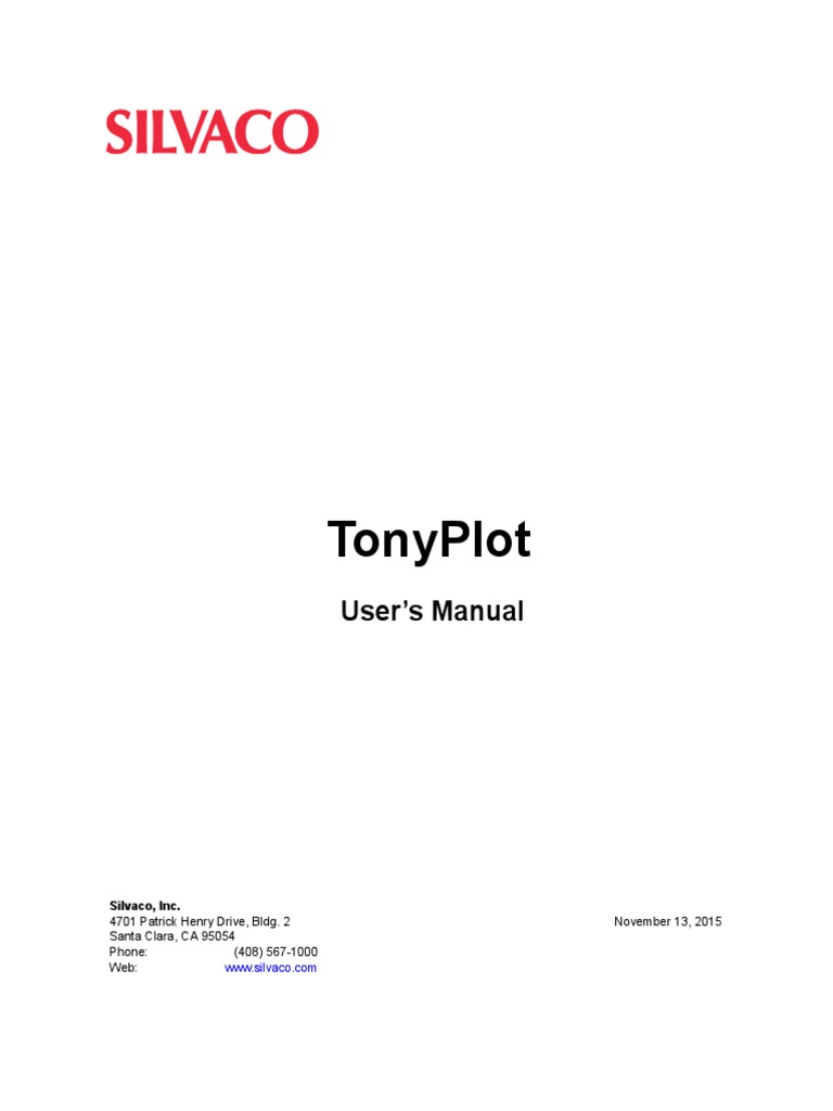 Tonyplot: User'S Manual | PDF | Command Line Interface | File Format