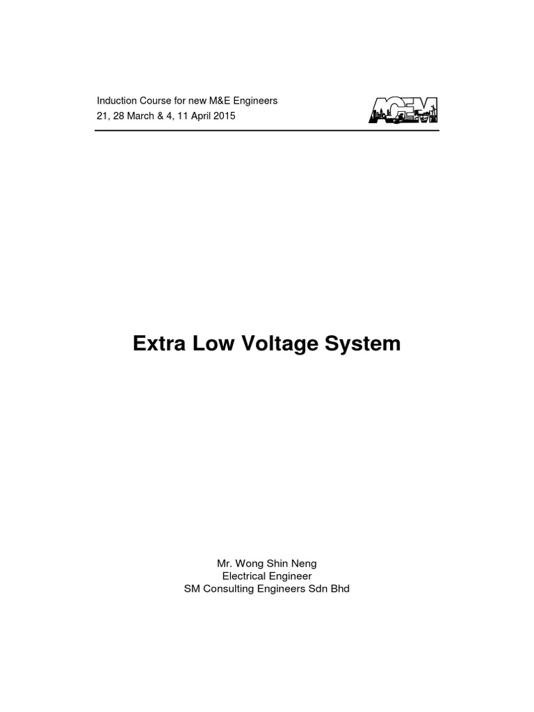 7 Extra Low Voltage System PDF | PDF | Security Alarm | Computer Network