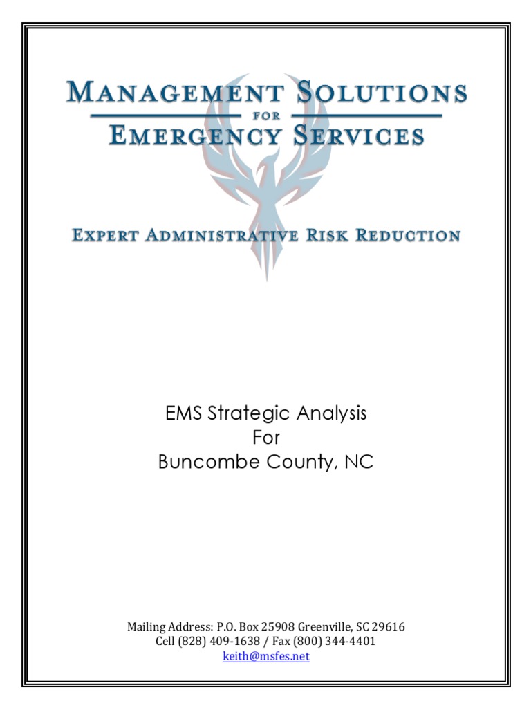 Buncombe County EMS System Report | PDF | Emergency Medical Services ...