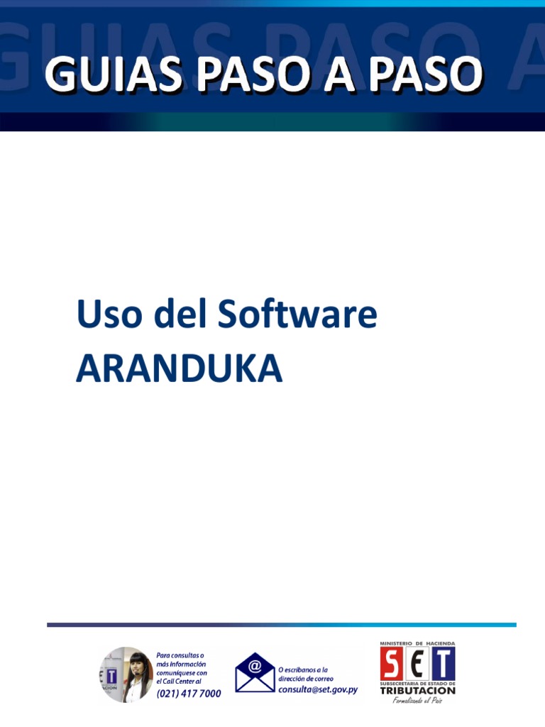 Guía Paso A Paso - Software ARANDUKA | PDF | Archivo de computadora ...