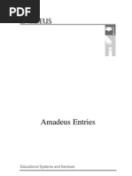 Amadeus - Cryptic Entries | PDF | Email | Airlines