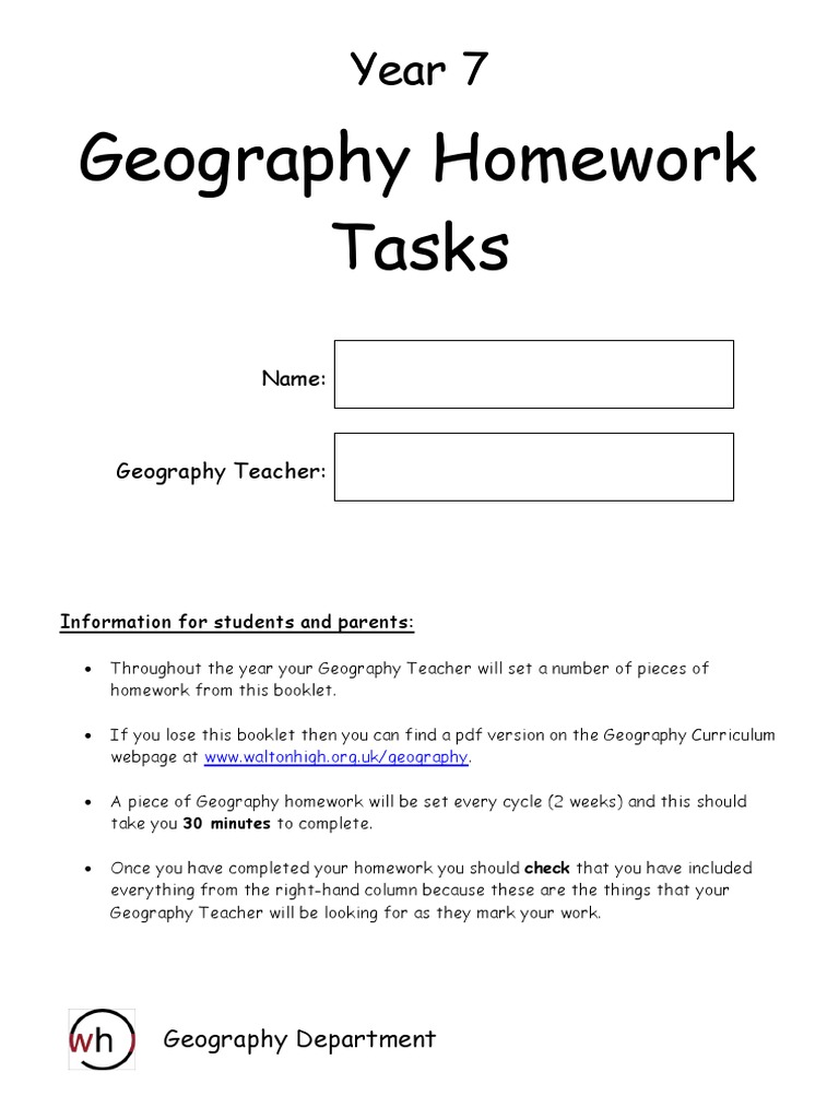 Geography Homework Ideas | PDF | Mountains | Map
