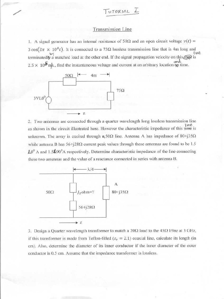 RF and Microwave Assignment | PDF