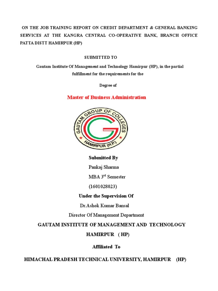 Final Ojt Report | PDF | Transaction Account | Deposit Account