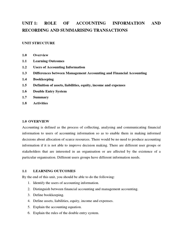 Understanding the Foundation of Accounting: An Introduction to ...